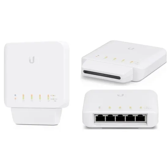 Switch PoE cu 5 porturi Gigabit, managed, Ubiquiti USW-FLEX