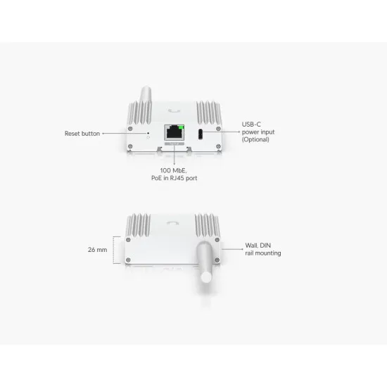 Gateway wireless Ubiquiti long range PoE, UP-SuperLink