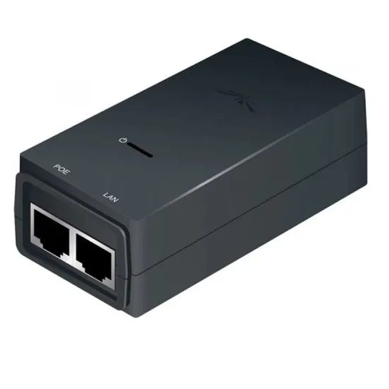 Injector PoE Ubiquiti 24V, 0.5A, 12W, Gigabit, POE-24-12W-G