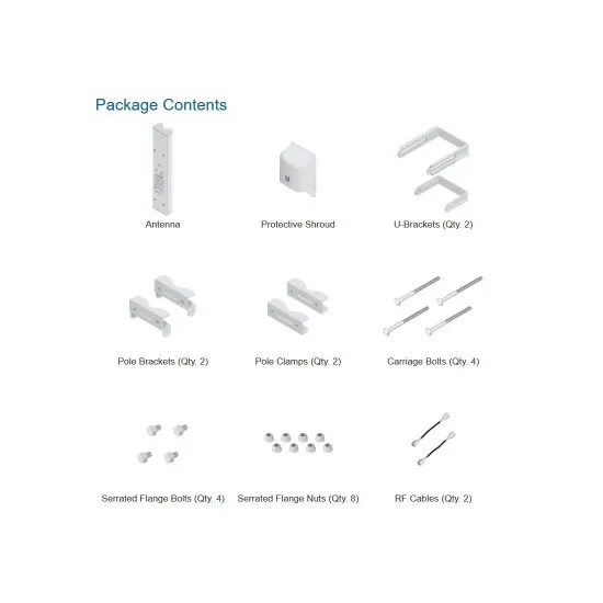 Antenă Compatibilă Rocket M, Ubiquiti AirMAX AM-5G19-120